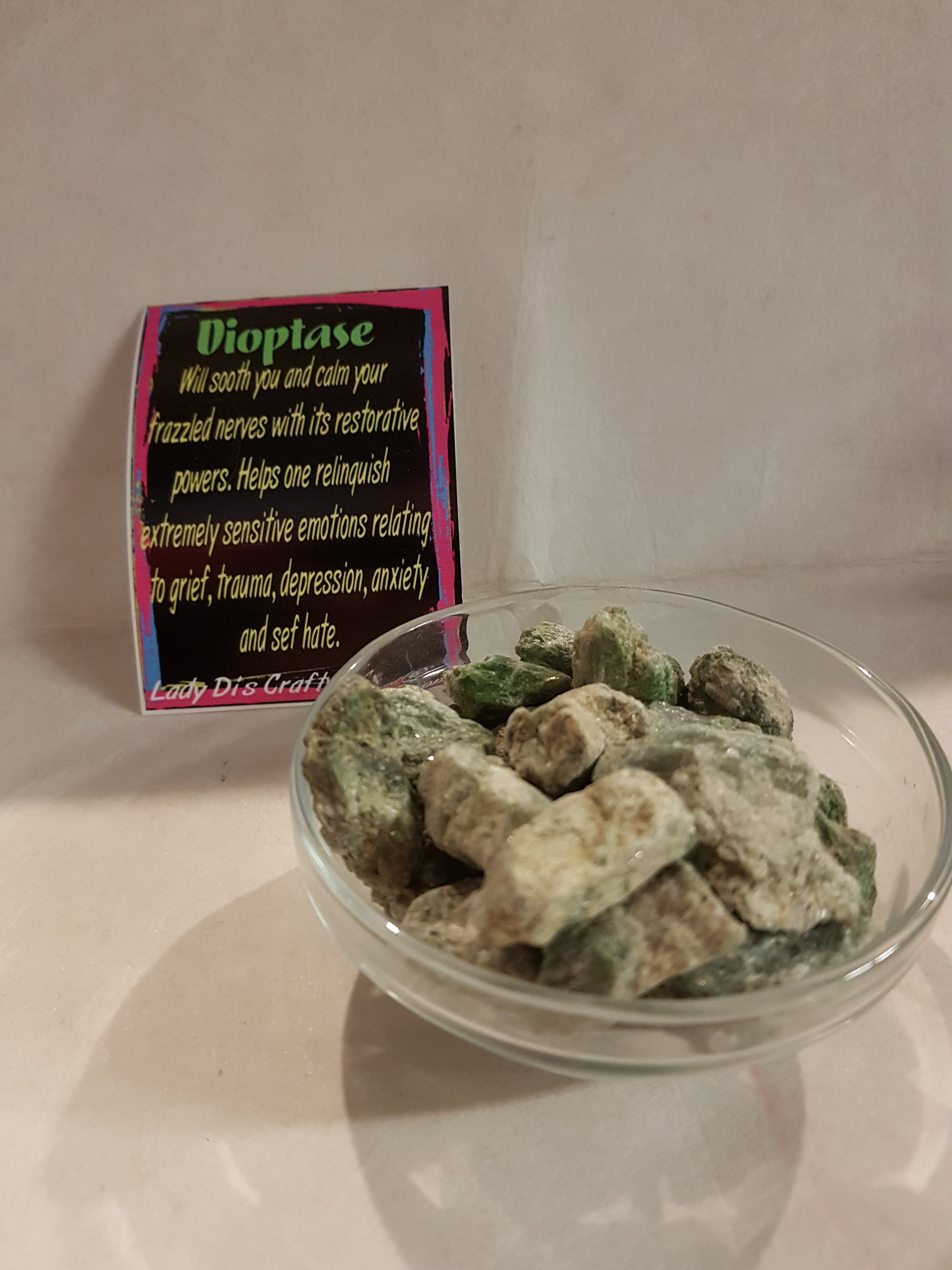 Dioptase Rough Gemstone – Lady Di's Healing Elements