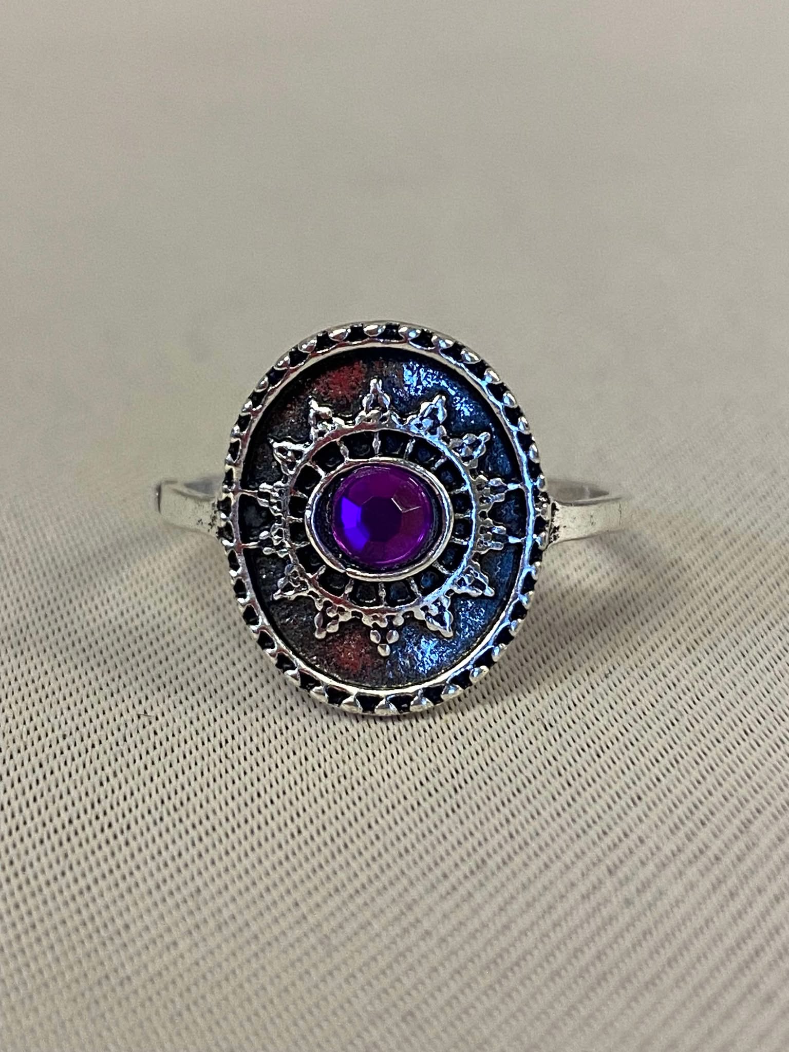 Purple Sun Gem Ring – Lady Di's Healing Elements