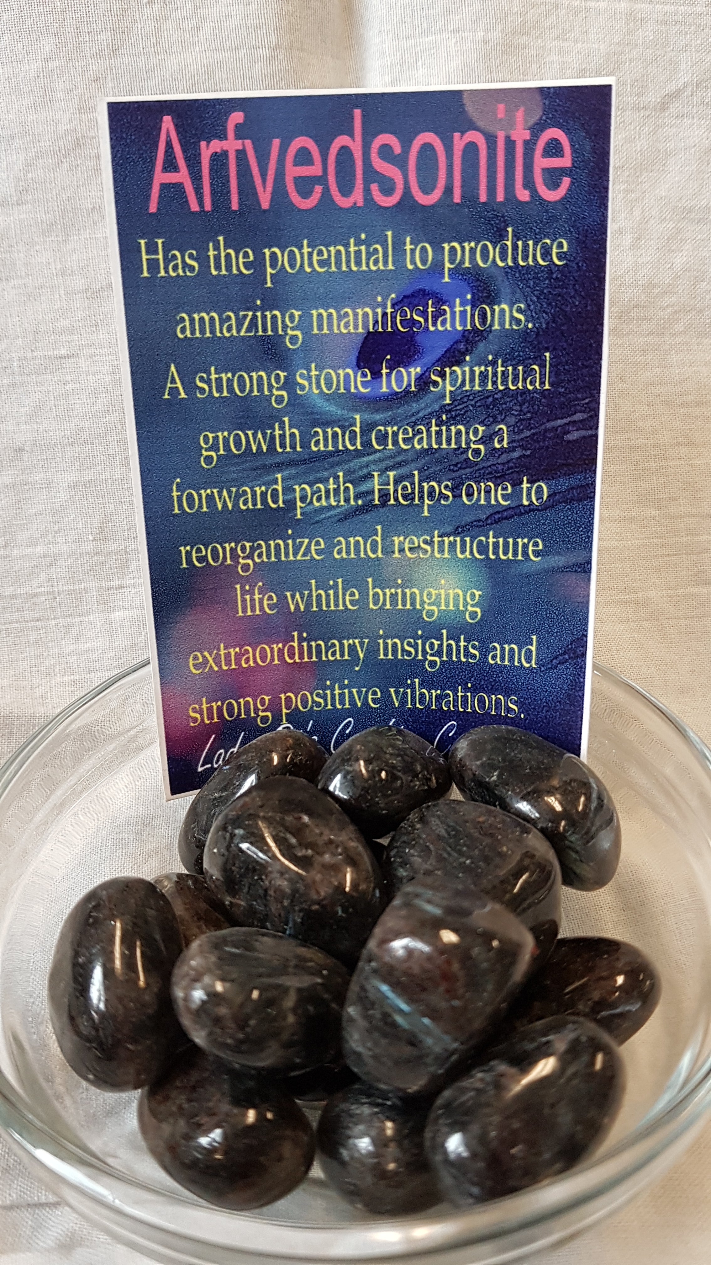 Arfvedsonite Tumbled Stones – Lady Di's Healing Elements